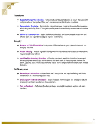 The OPS Leader-Manager Competency Guide | PDF