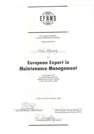 EFNMS P.Mooney | PDF