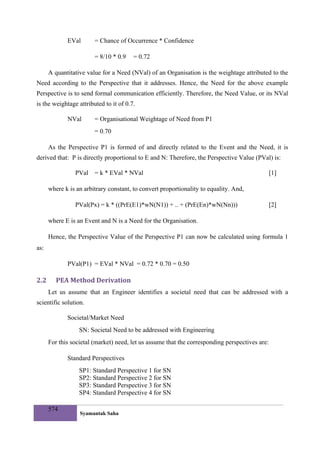 PEA Analysis: A Perspective Approach to Entrepreneurship Analysis in ...