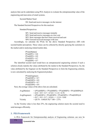 PEA Analysis: A Perspective Approach to Entrepreneurship Analysis in ...
