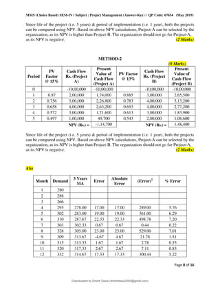 56901 Project Management May 2019 Question Paper and Answer Keys.pdf