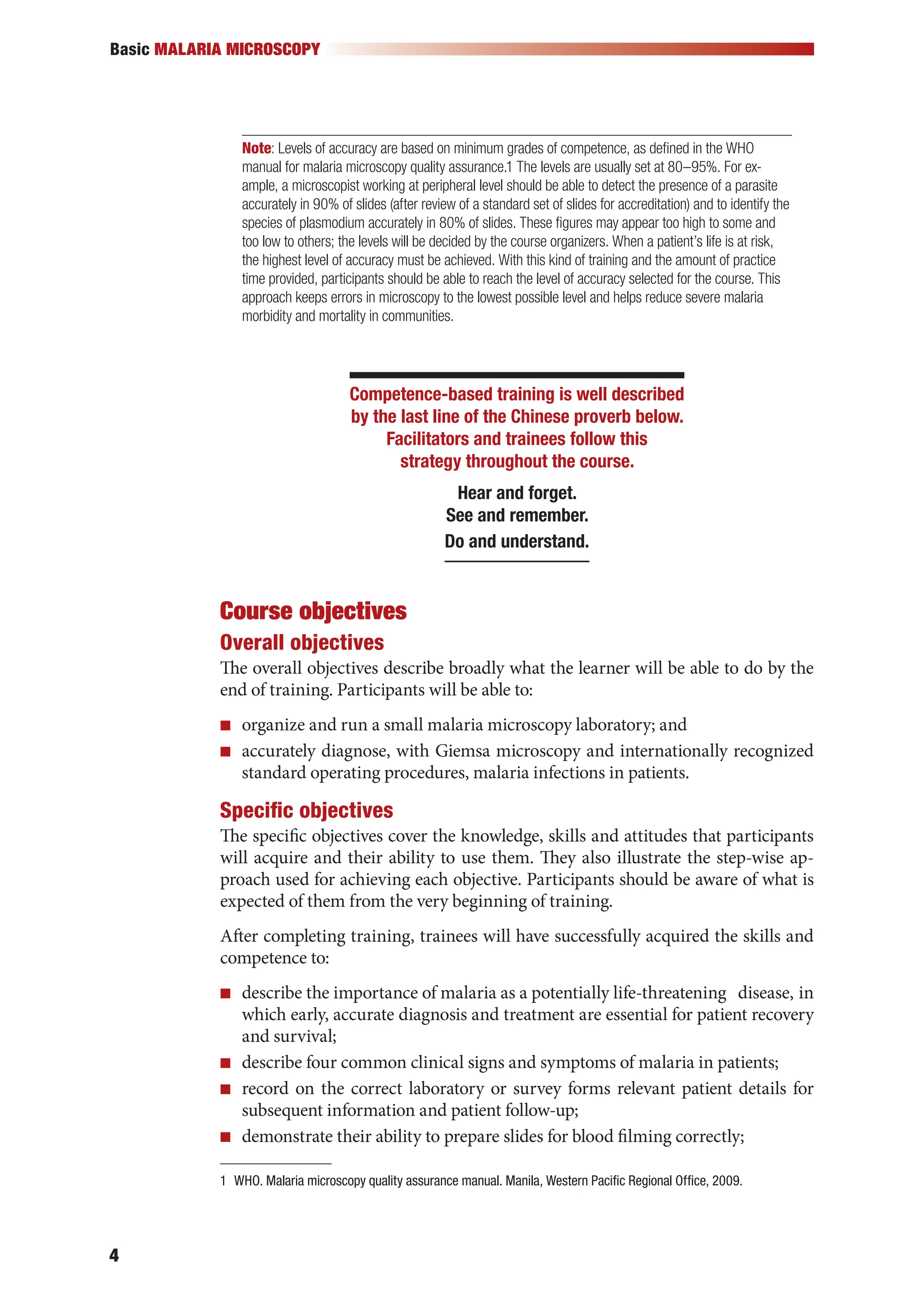 Basic Malaria Microscopy Learner s guide World Health Organization | PDF