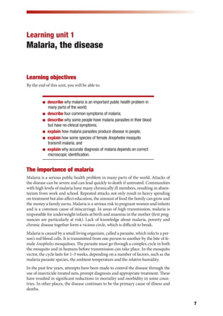 Basic Malaria Microscopy Learner s guide World Health Organization | PDF