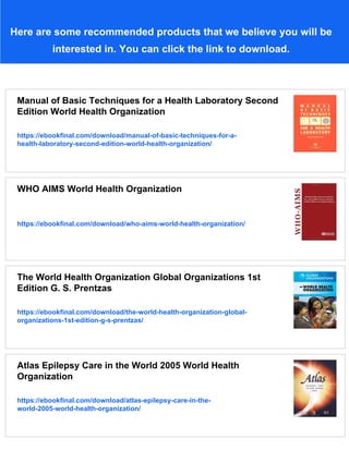 Basic Malaria Microscopy Learner s guide World Health Organization | PDF