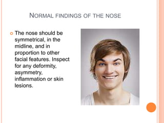 Nose_ Mouth_ and Throat--Physical Assessment--Power Point | PPTX