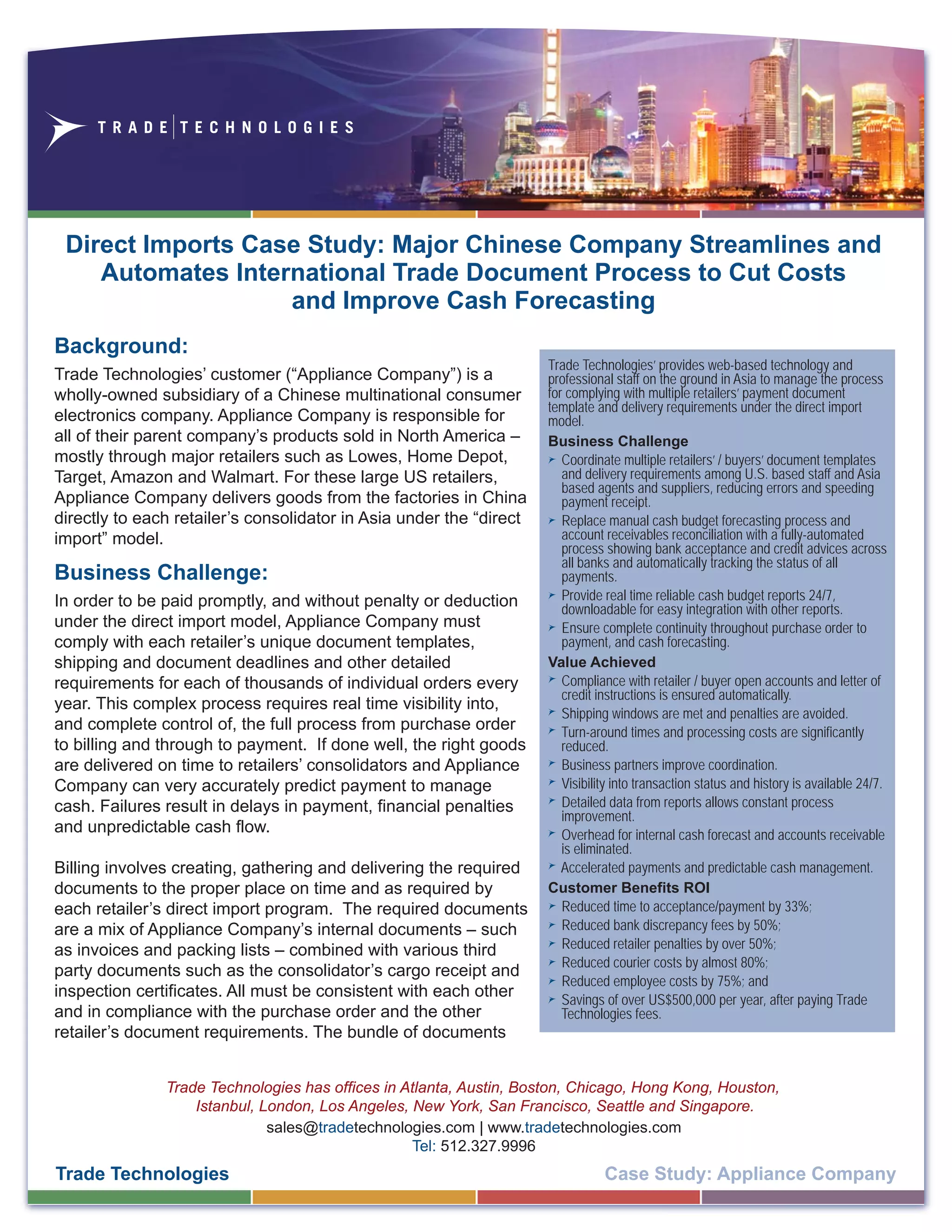 Direct_Imports_Case_Study | PDF | Logistics | Business