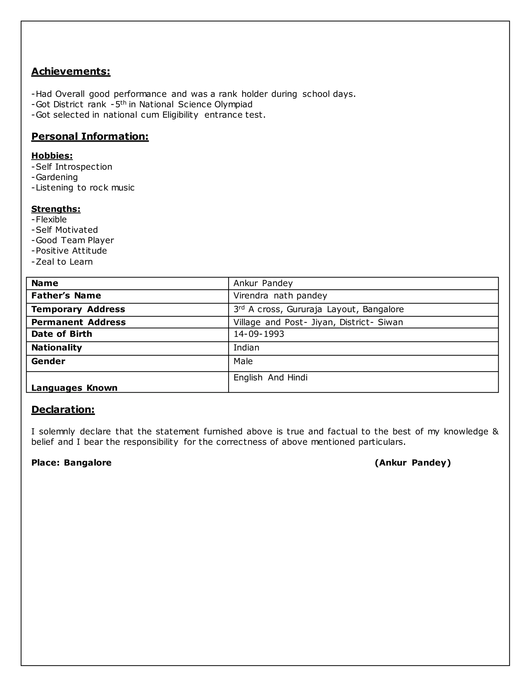 Ankur_Resume | DOCX