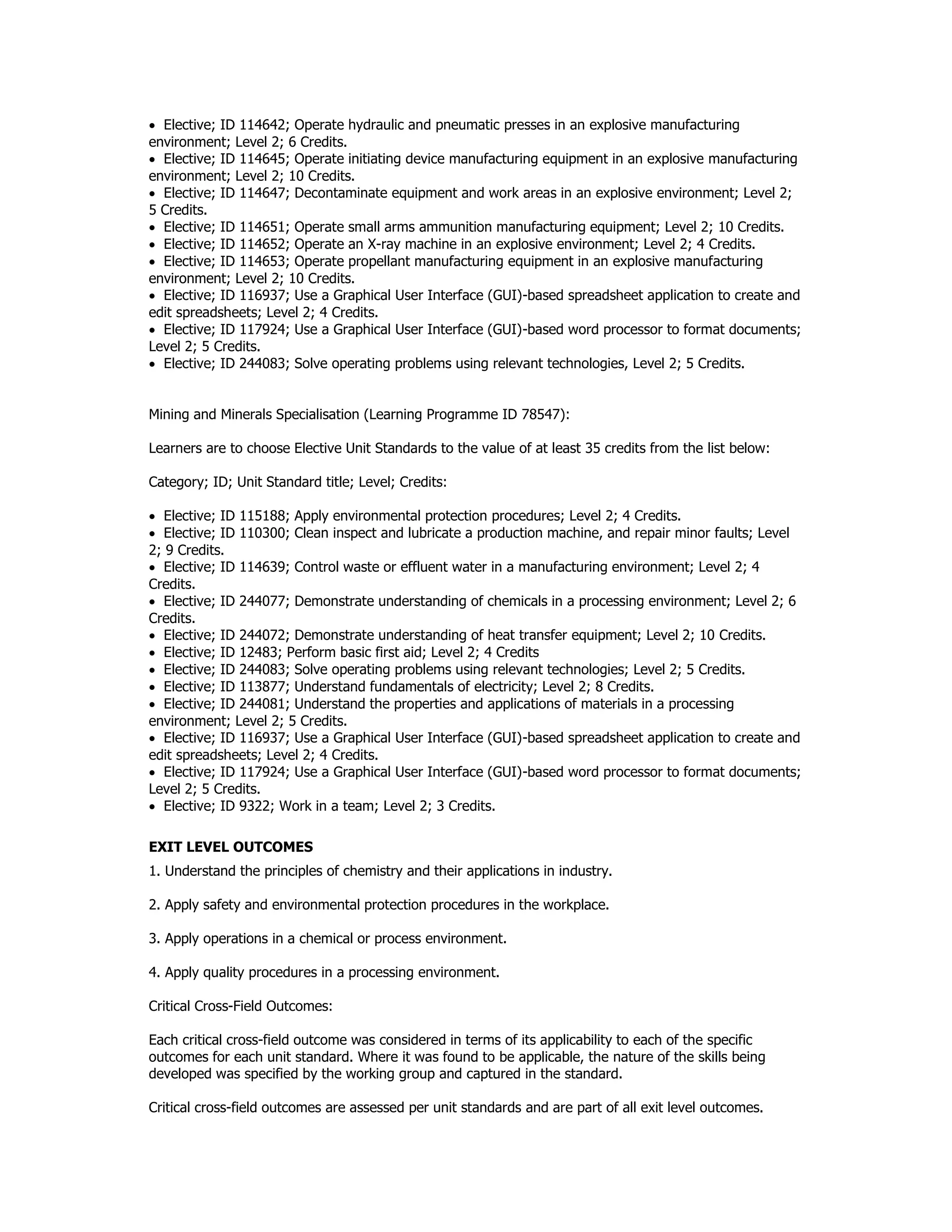 NQF 2 - South African Qualifications Association | PDF