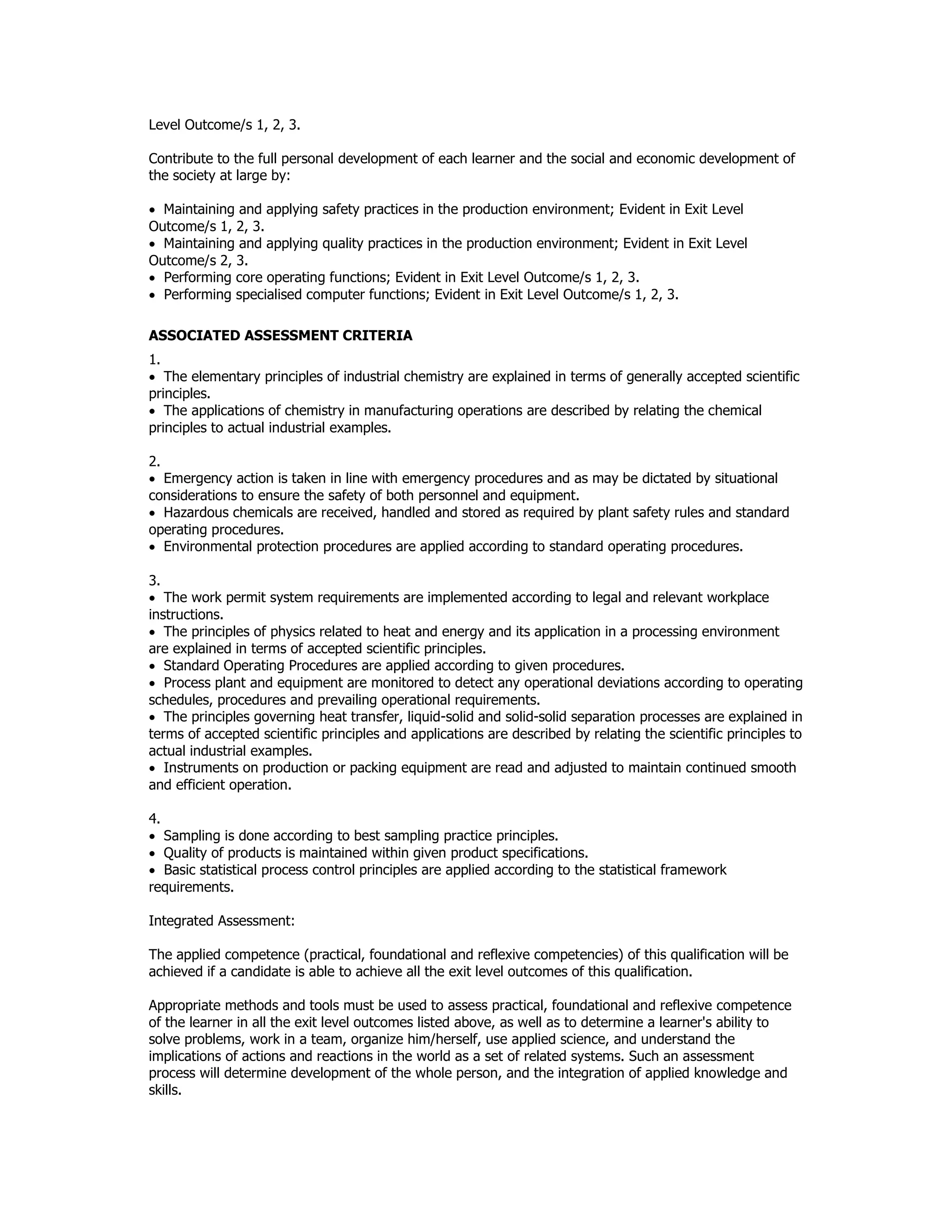 NQF 2 - South African Qualifications Association | PDF