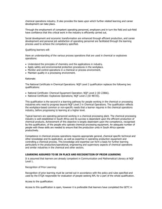 NQF 2 - South African Qualifications Association | PDF