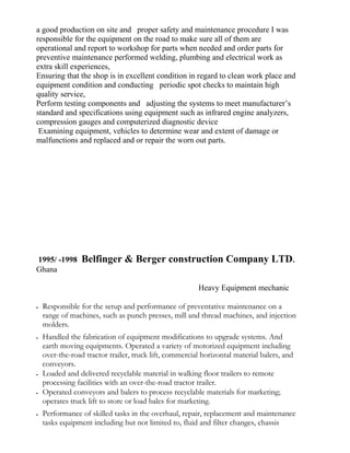 my resume dyncorp | DOC