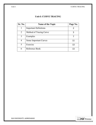 B.Tech-II_Unit-I | PDF