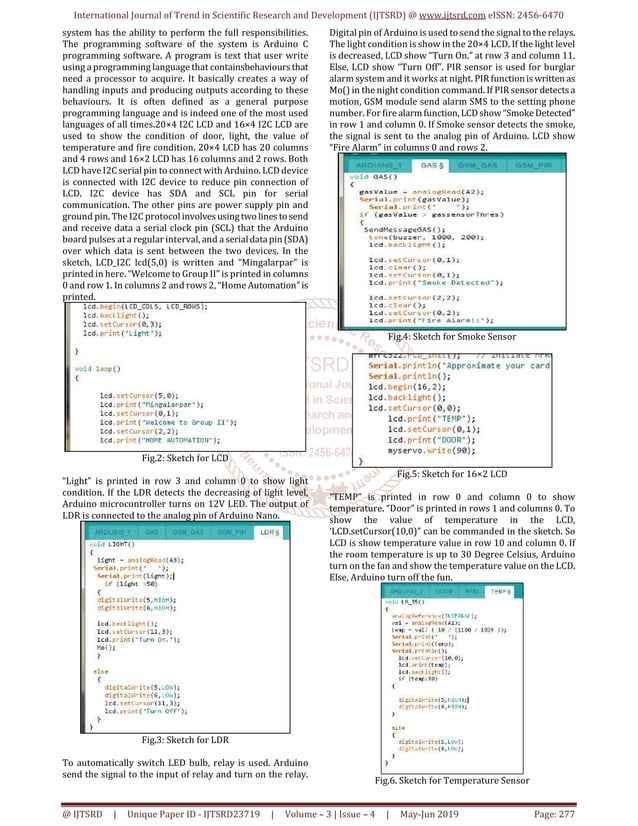 Arduino Based Smart Home Automation System | PDF | Home Appliances | Home & Garden