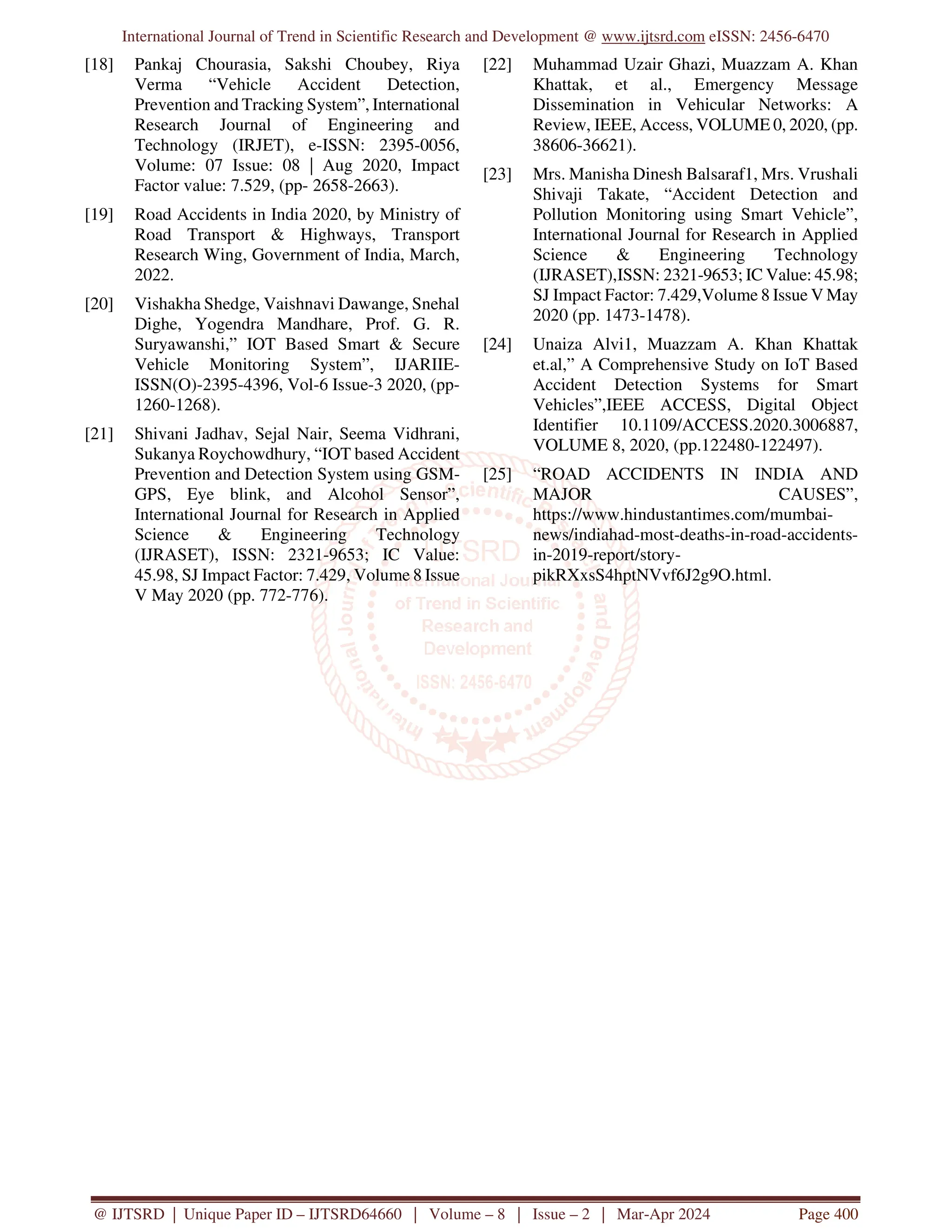 Automatic Accident Detection And Emergency Alert System Using Iot Pdf