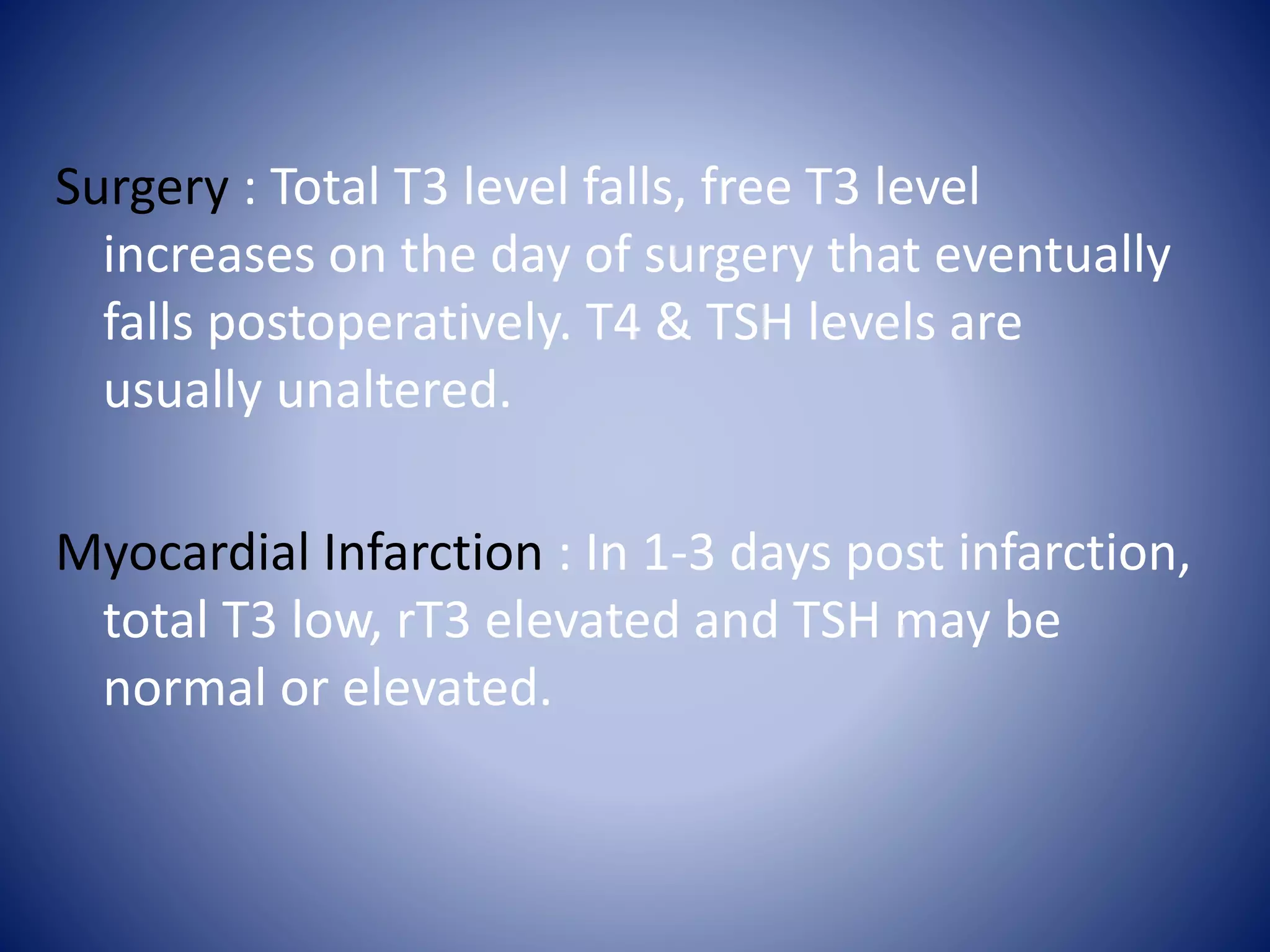 Sick euthyroid syndrome | PPTX
