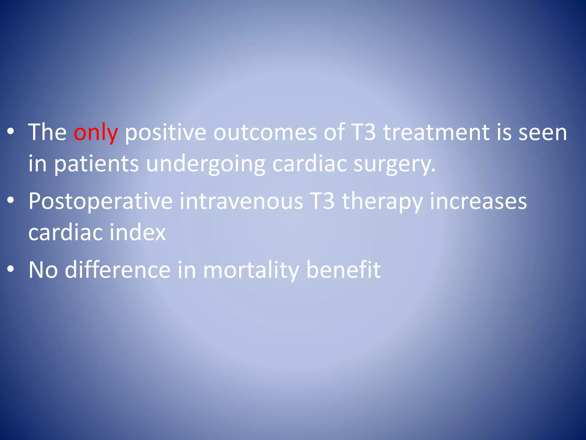Sick euthyroid syndrome | PPTX