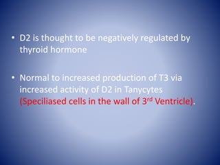 Sick euthyroid syndrome | PPTX