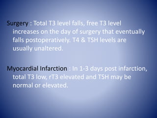 Sick euthyroid syndrome | PPTX