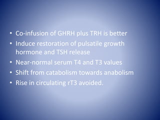 Sick euthyroid syndrome | PPTX
