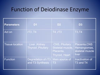 Sick euthyroid syndrome | PPT | Free Download
