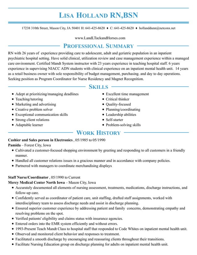 Lisa Holland Resume 1 | PDF