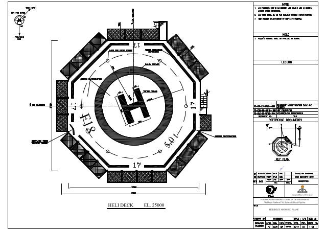 FO-EAR-DR-WP18-1017-D1 (Helideck marking plane)