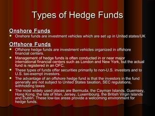 Hedge Fund Overview | PPT