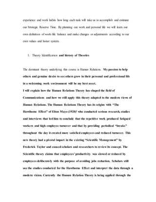 Foundation Paper Revisions and Reflection - E Valdivia | DOCX | Career ...