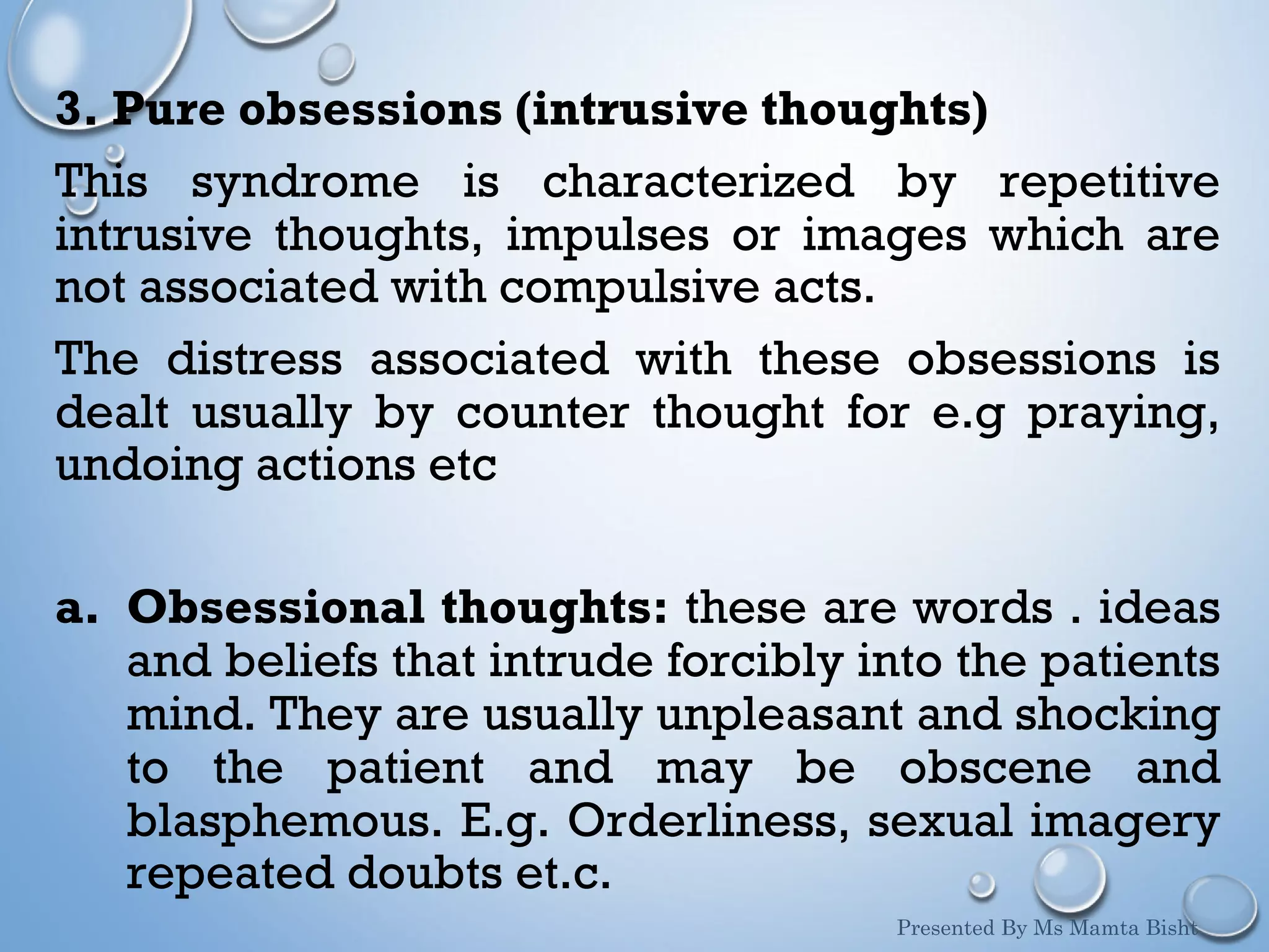 obsessive compulsive and related disorders (OCD) | PDF