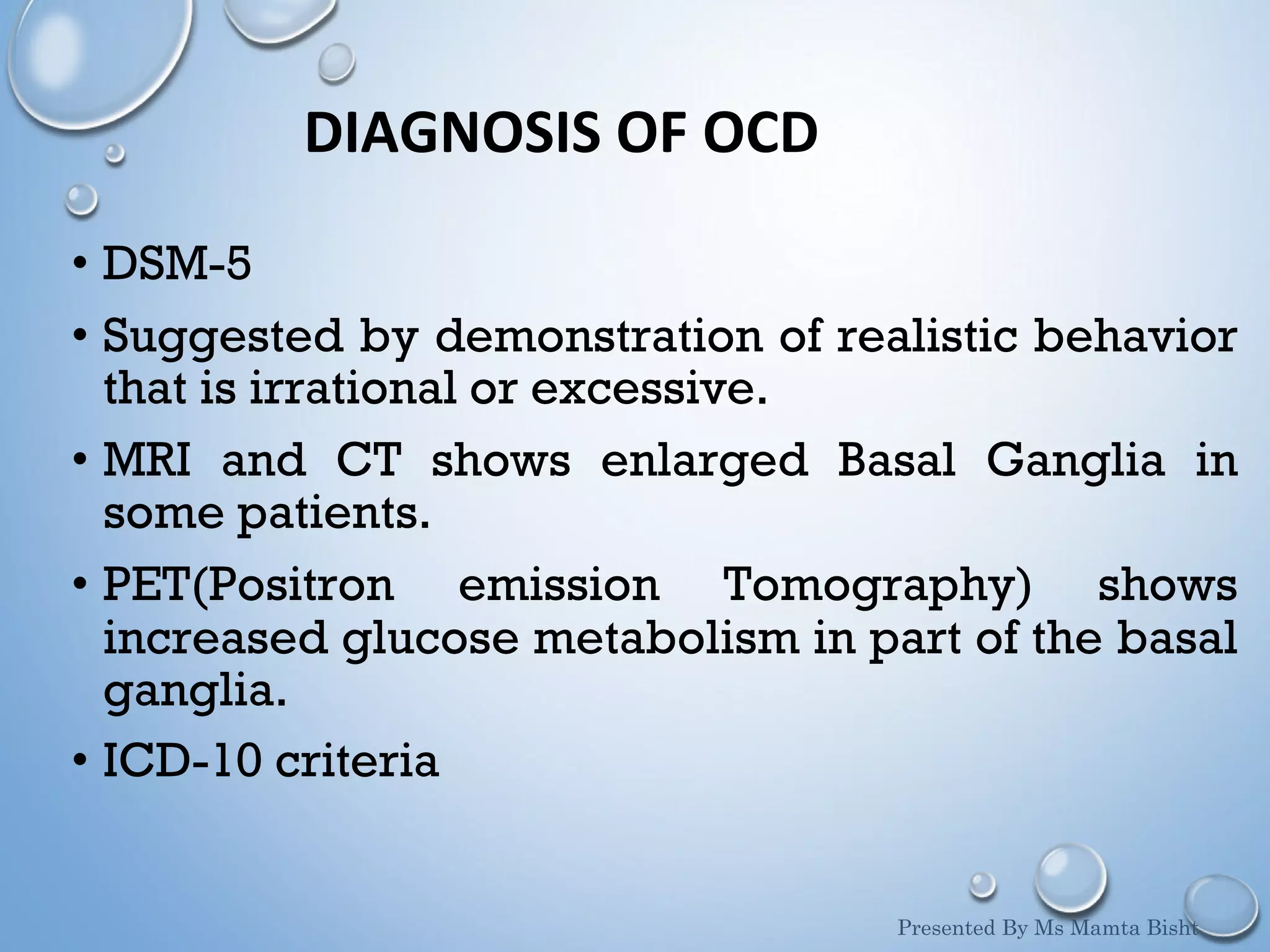 obsessive compulsive and related disorders (OCD) | PDF