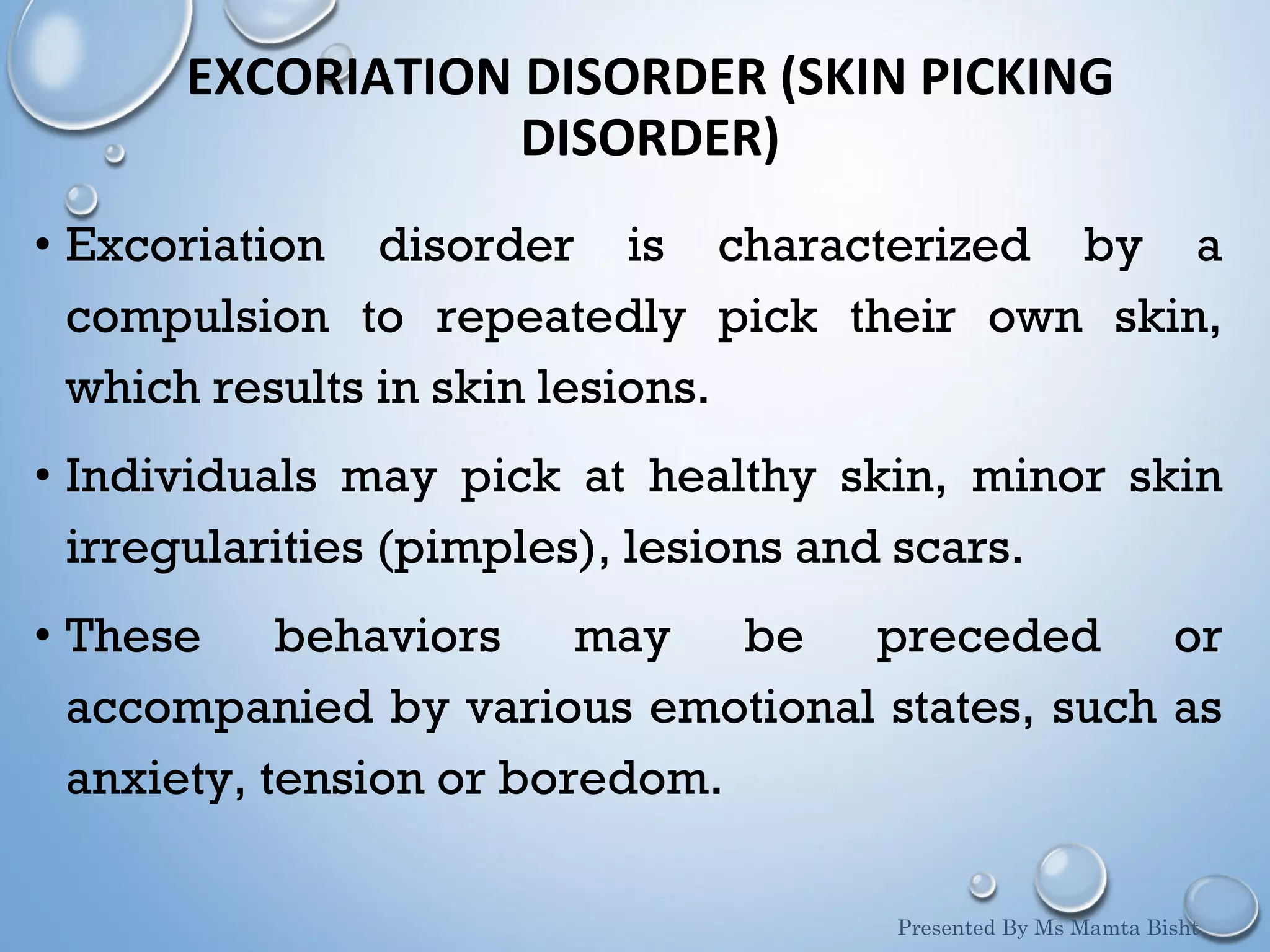 obsessive compulsive and related disorders (OCD) | PDF