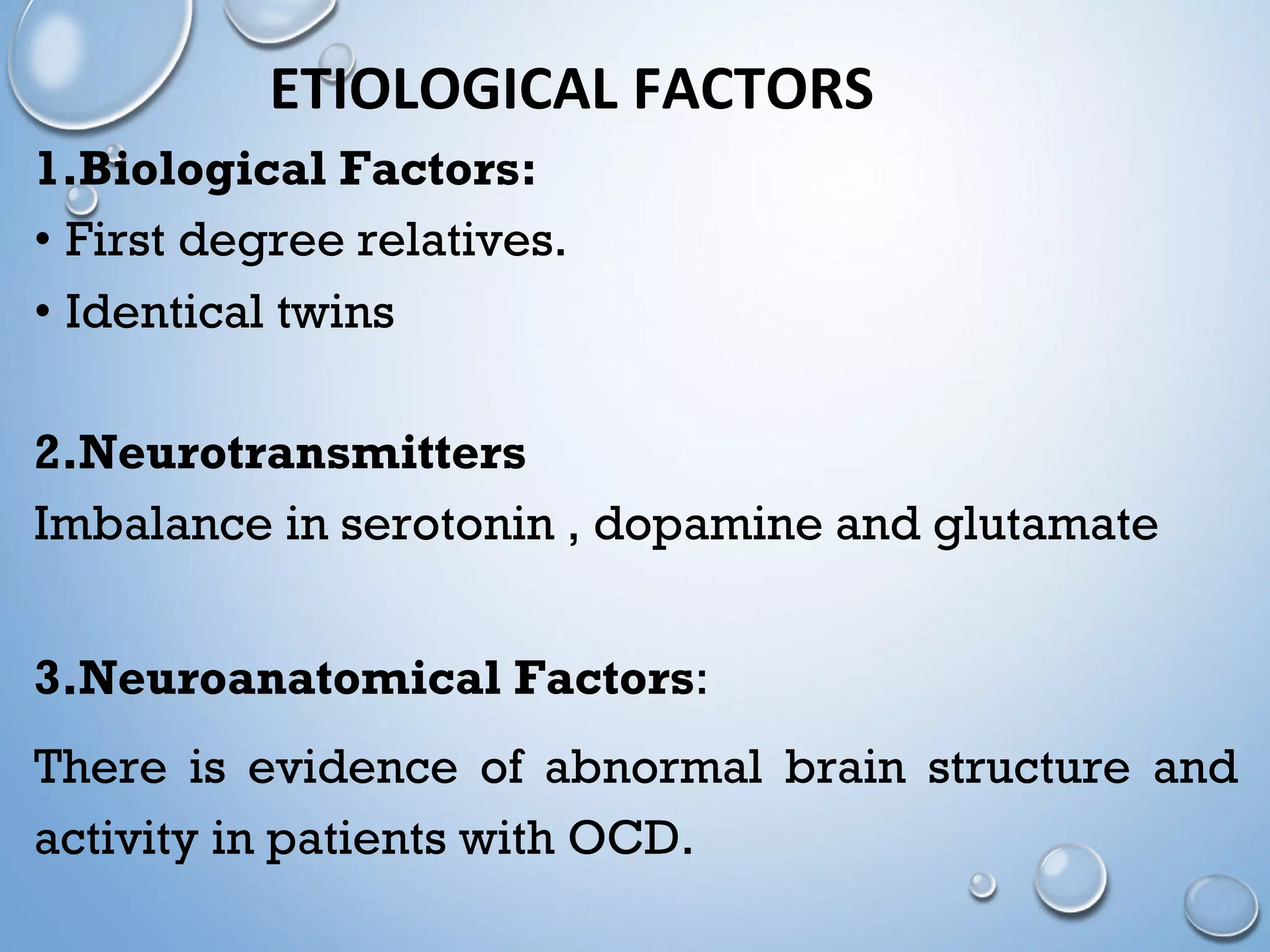 obsessive compulsive and related disorders (OCD) | PDF