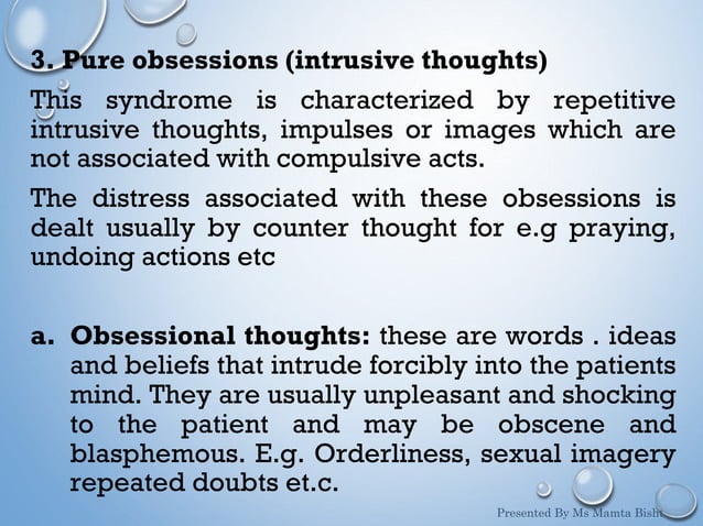 obsessive compulsive and related disorders (OCD) | PDF