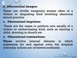 obsessive compulsive and related disorders (OCD) | PDF