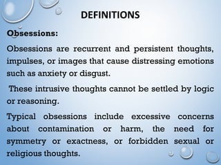 obsessive compulsive and related disorders (OCD) | PDF