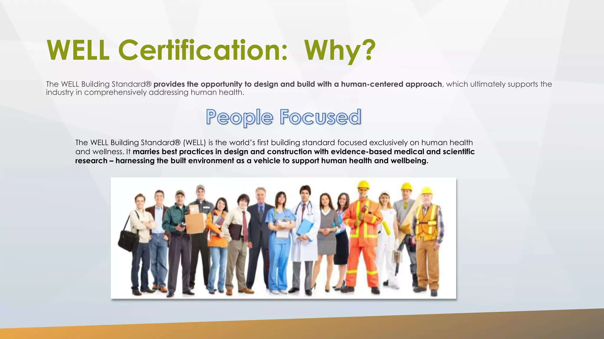 WELL Building Standard Introduction | PPTX