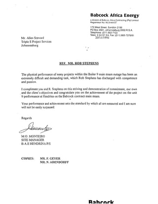 Babock Ref Letter | PDF