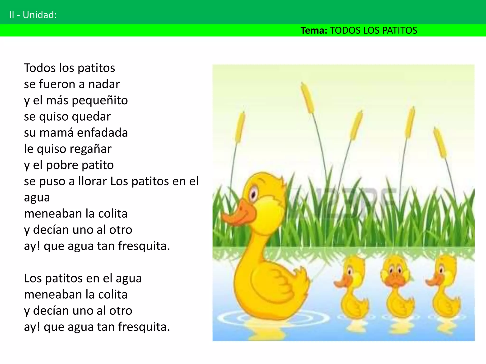 56 canción los patitos | PPTX