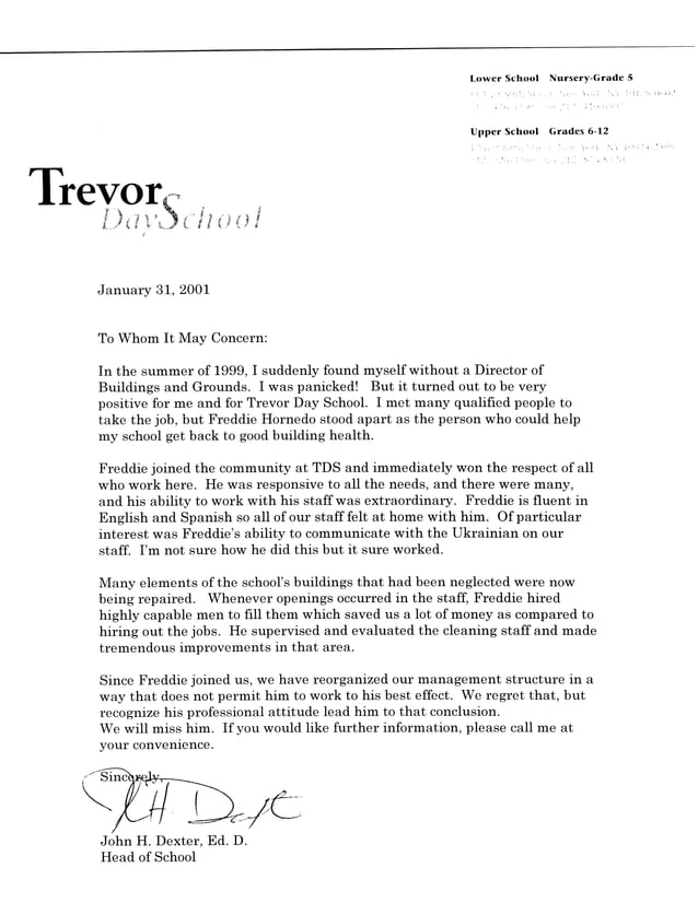 Reference Letters | PDF