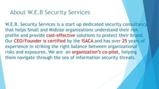 W.E.B. Security Services | PPT