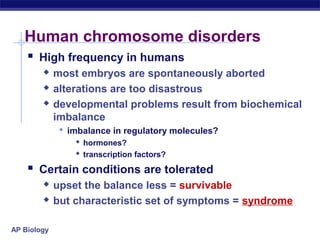56 ch15chromosomalabnormalities2008 | PPT | Genetics | Science