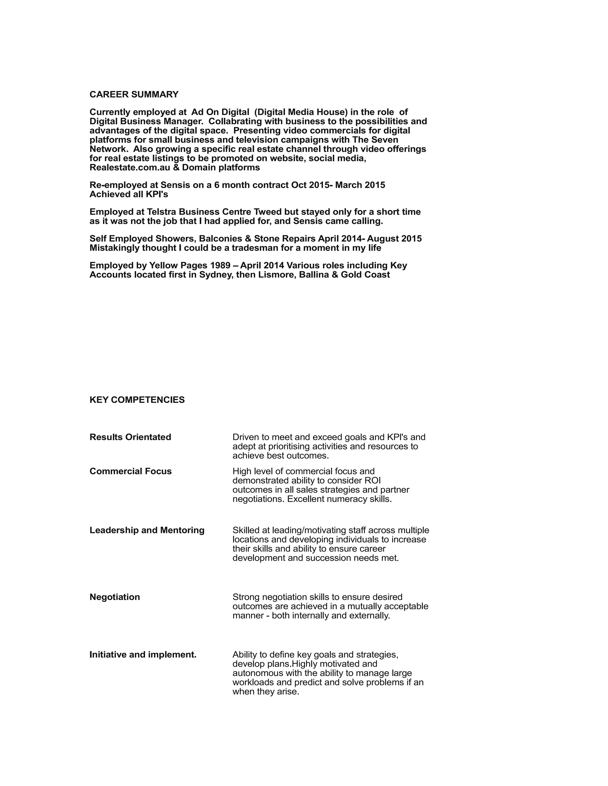 Chris Lagan CV | RTF