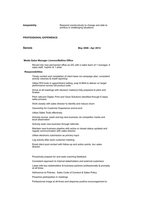 Chris Lagan CV | RTF