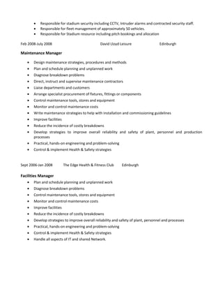 KevinHaddow-CV | DOC
