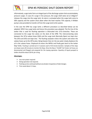 SPM FHS SHUT DOWN REPORT | PDF