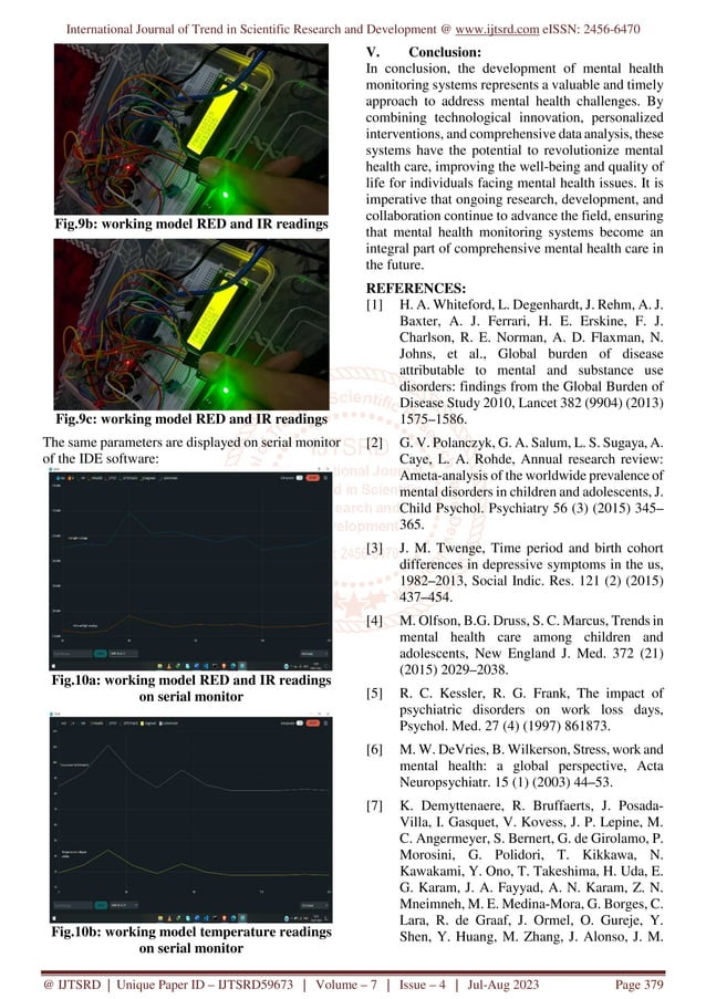 Design and Development of Mental Health Monitoring System using ...
