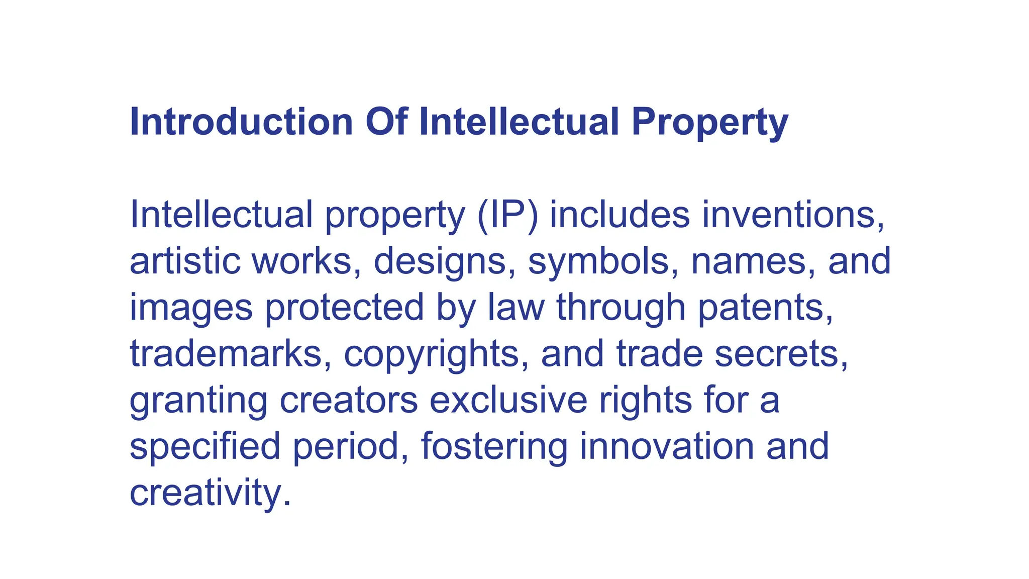 TYPES OF INTELLECTUAL PROPERTY IN ML.pptx