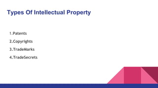 TYPES OF INTELLECTUAL PROPERTY IN ML.pptx