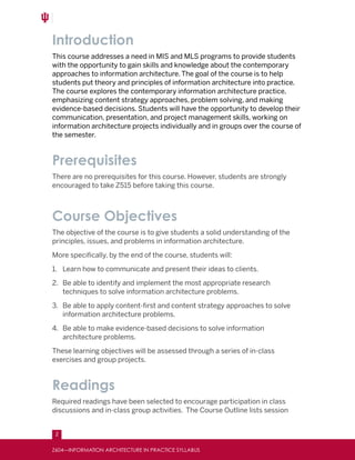 Syllabus | PDF