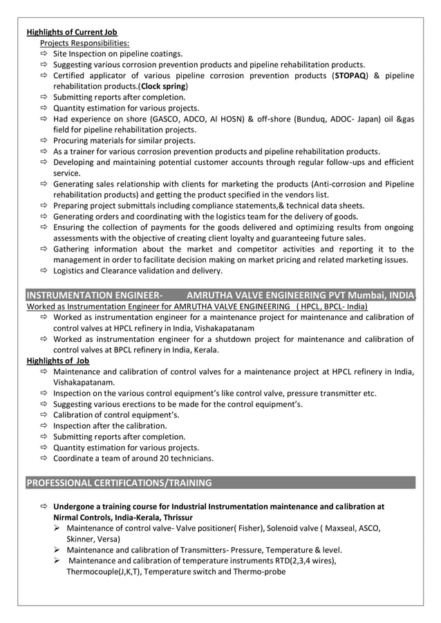 Resume Midhun-Nsi | PDF